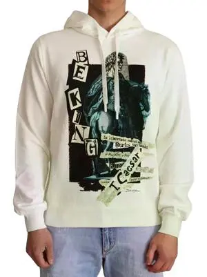 Dolce & Gabbana Graphic-print Hoodie - Neutrals