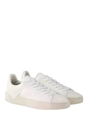 Prada Court Leather Sneakers - White