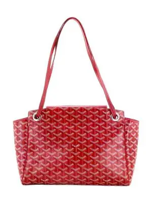 Goyard Rouette Bag Coated Canvas Pm Shoulder Bag - Red