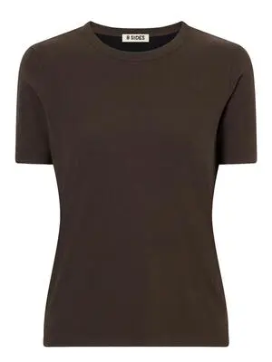 B Sides Cotton-jersey T-shirt - Brown