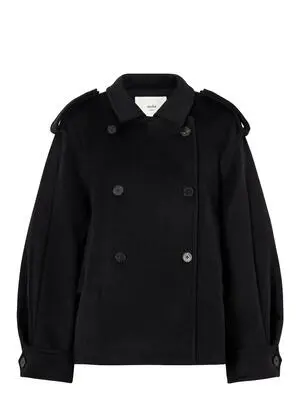 Arch4 Palace Wool Cashmere And Silk-blend Coat - Black
