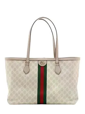 Gucci 2000-2015 Medium Gg Supreme Web Ophidia Tote Bag - Brown