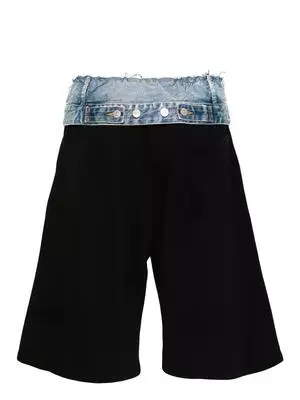 MAISON MARGIELA Denim-waist Track Shorts