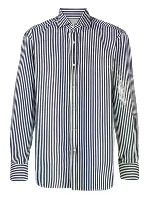 BRUNELLO CUCINELLI Striped Cotton Shirt