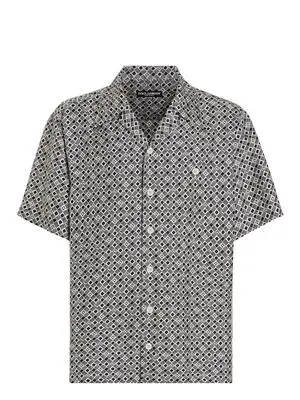 Dolce & Gabbana Silk Shirt With Tie Shirts - Print