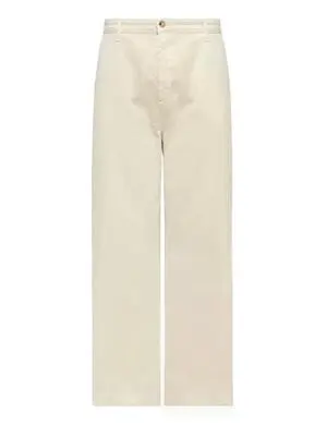 FRAME Belt-loop Straight-leg Chino Trousers - Neutrals