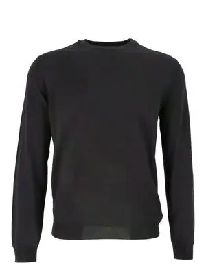 ZANONE Giro Crew-neck Fine-knit Sweater Grey