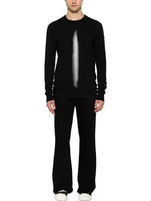 Rick Owens Graphic-print Long-sleeve T-shirt - Black