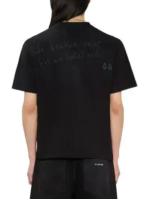 44 LABEL GROUP Motto T-shirt - Black