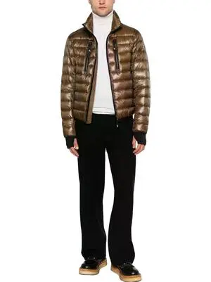Moncler Logo-patch Straight-leg Trousers - Blue