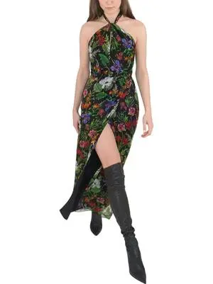 Borgo De Nor Alyona Lurex-georgette Maxi Dress - Black