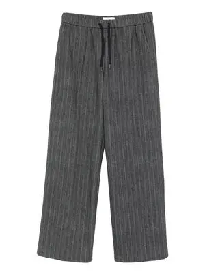 CIRCOLO 1901 Pinstripe Drawstring-waist Trousers