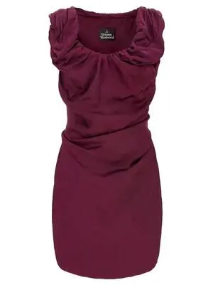 VIVIENNE WESTWOOD Ginnie Draped Mini Dress - Red