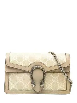 Gucci 2016-2026 Mini Gg Supreme Dionysus Crossbody Bag - Neutrals