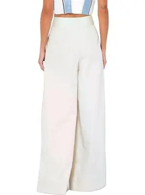 JBQ Logan Pleated Trousers - Neutrals