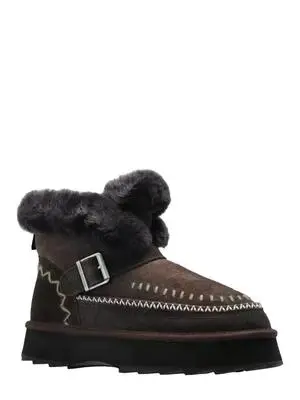 EMU AUSTRALIA Sunnie Shearling-trim Platform Boots - Brown