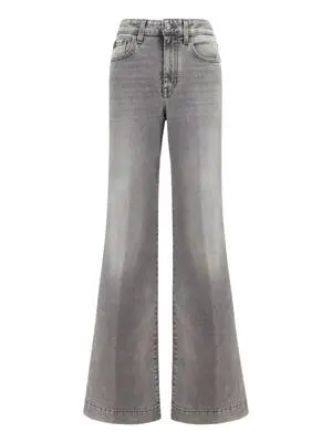 Jacob Cohen Jackie Wide-leg Jeans - Grey
