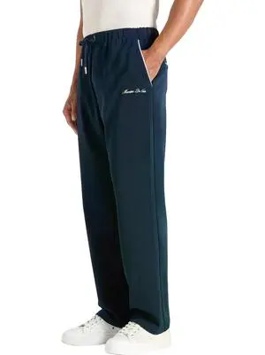 Manière De Voir Signature Piped Track Pants Dark Navy - Blue