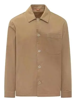 CRUNA Cardiff Chest-pocket Button-up Shirt - Brown
