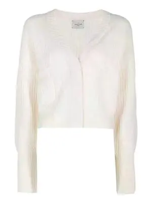 Le Kasha Monaco Ribbed-knit Cardigan - Neutrals