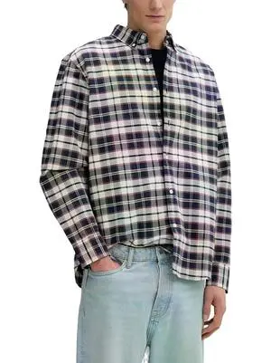 LEVI'S Check-print Button-down Shirt - White