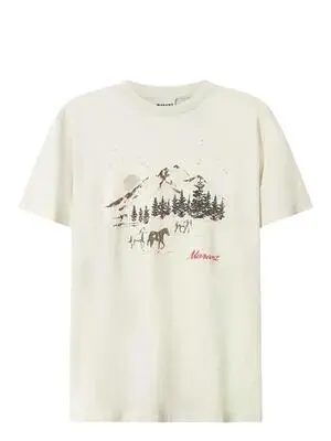 MARANT ETOILE Zewel T-shirt - Neutrals