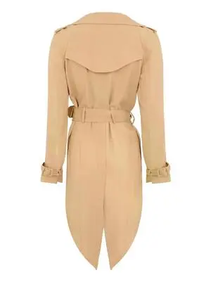 Moschino Double-breasted Heart-button Coat - Neutrals