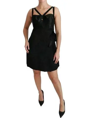Dolce & Gabbana Sweetheart-neck Mini Dress - Black