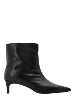 BLACK SUEDE STUDIO Trina 50 Pointed-toe Ankle Boots - Black