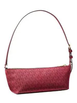 Michael Kors Laila Small Signature Logo Satchel - Red