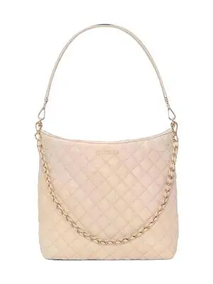 Mz Wallace Buff Quilted Shoulder Bag - Neutrals