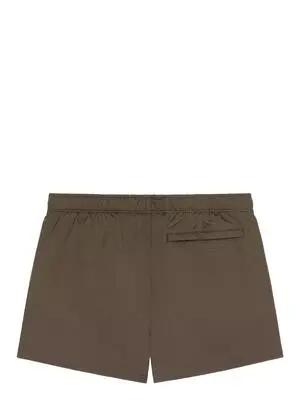 Givenchy Swim Shorts With Paris Embroidery - Brown