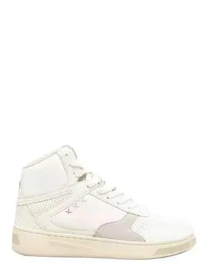 SCOTCH & SODA Panelled High-top Sneakers