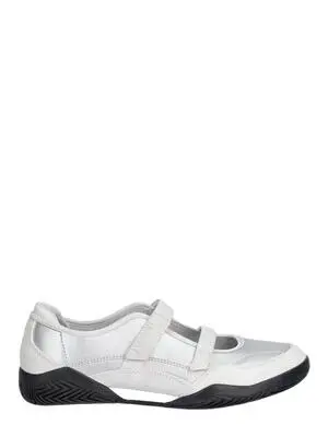 Sketchers Zinger Evo Zen Daze Touch-strap Ballet Flats - Silver