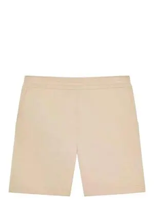 Givenchy Bermuda Shorts In Fleece With Paris Gros Grain - Neutrals