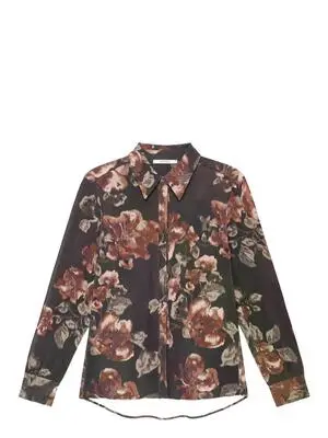 Malìparmi Floral-print Shirt - Brown