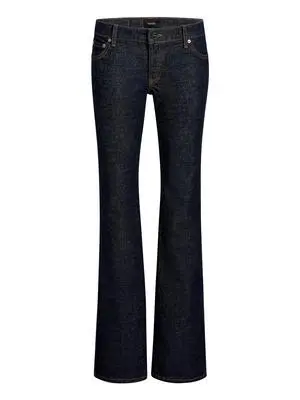 KHAITE Conforti Stretch Low-rise Flared Jeans 29