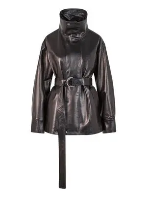 HEIRLOME Ellis Leather Jacket - Black