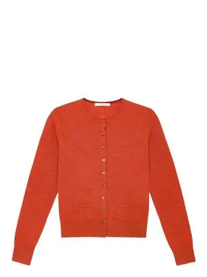 Malìparmi Crew-neck Wool Cardigan - Red