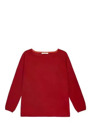 Malìparmi Raglan-sleeve Wool Sweater - Red