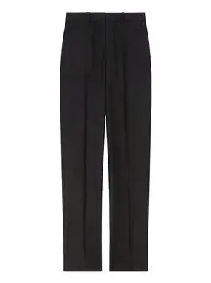 Givenchy Striped Skinny Pants In Wool - Grey
