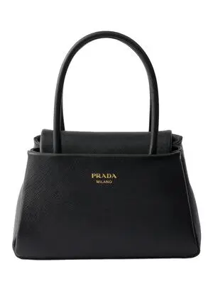 Prada Passage Saffiano Leather Mini Handbag - Black
