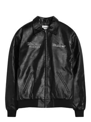 BUTTER GOODS Isaac Hayes Bomber Jacket - Black