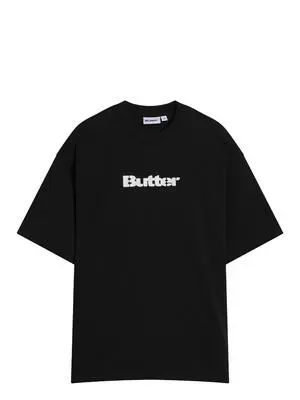 BUTTER GOODS Stencil Logo T-shirt - Black