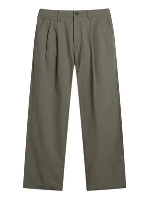 BUTTER GOODS Pleated Trousers - Washed Fatigue