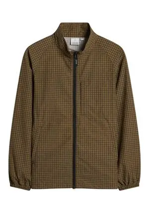 Gramicci Mini Check Nylon Jacket - Brown Check