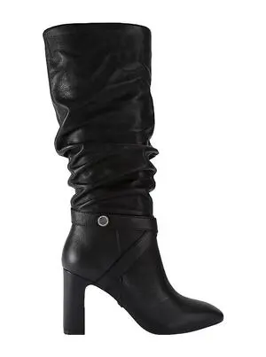 Carvela Jackpot Slouch Suede Knee-high Boots - Black