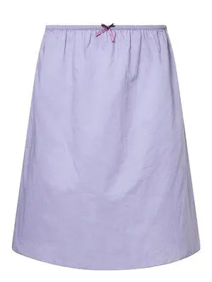 DEIJI STUDIOS Basic Cotton Mini Skirt - Thistle