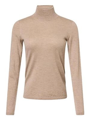 Max Mara Polo Neck Cashmere Knit Jumper - Sand
