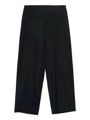 Bimba Y Lola Navy- Striped Ankle-length Maxi Trousers - Blue